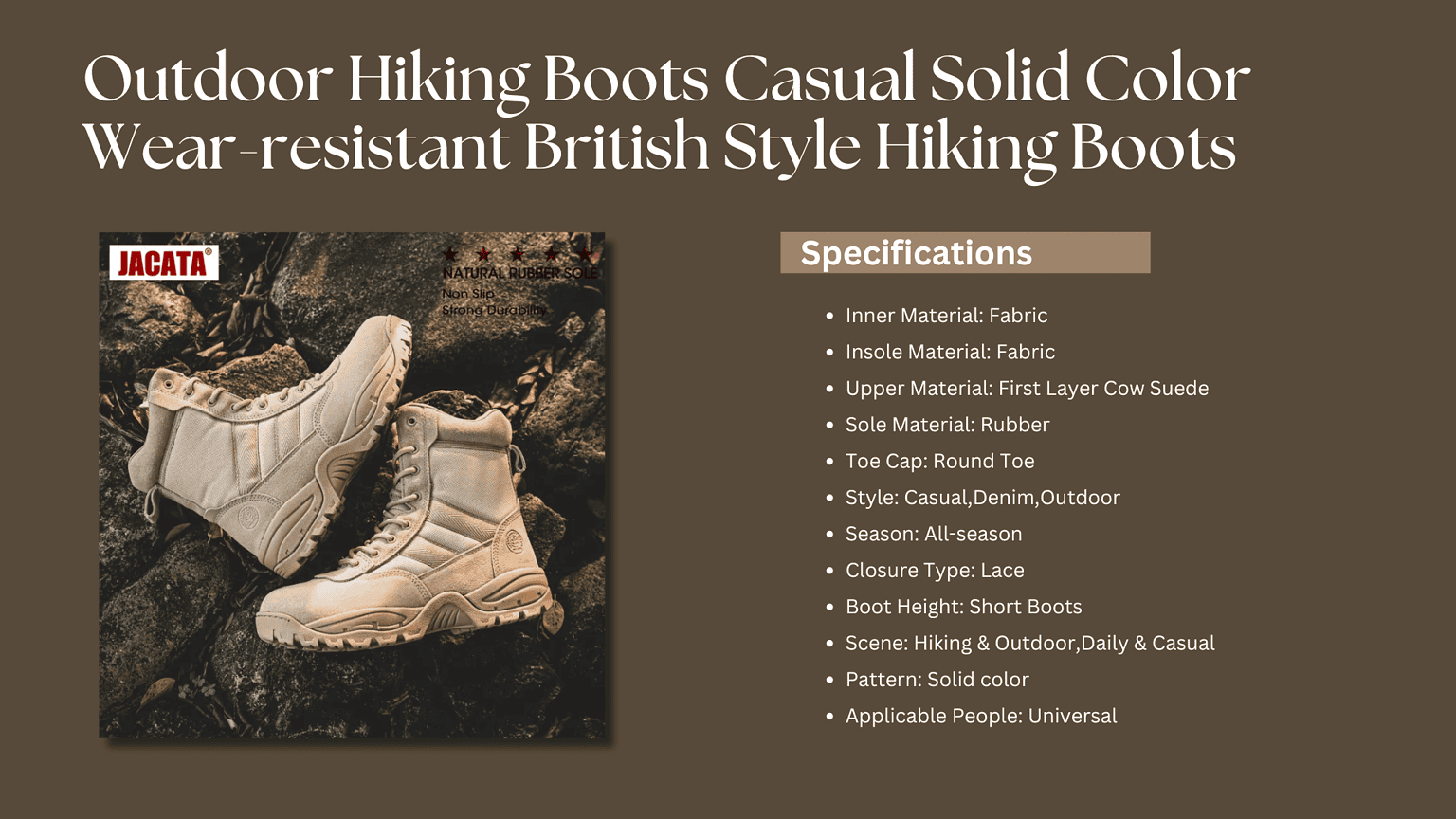 Top 5 Men’s Boots from Temu you do not want to Miss - Lifestyle Youth